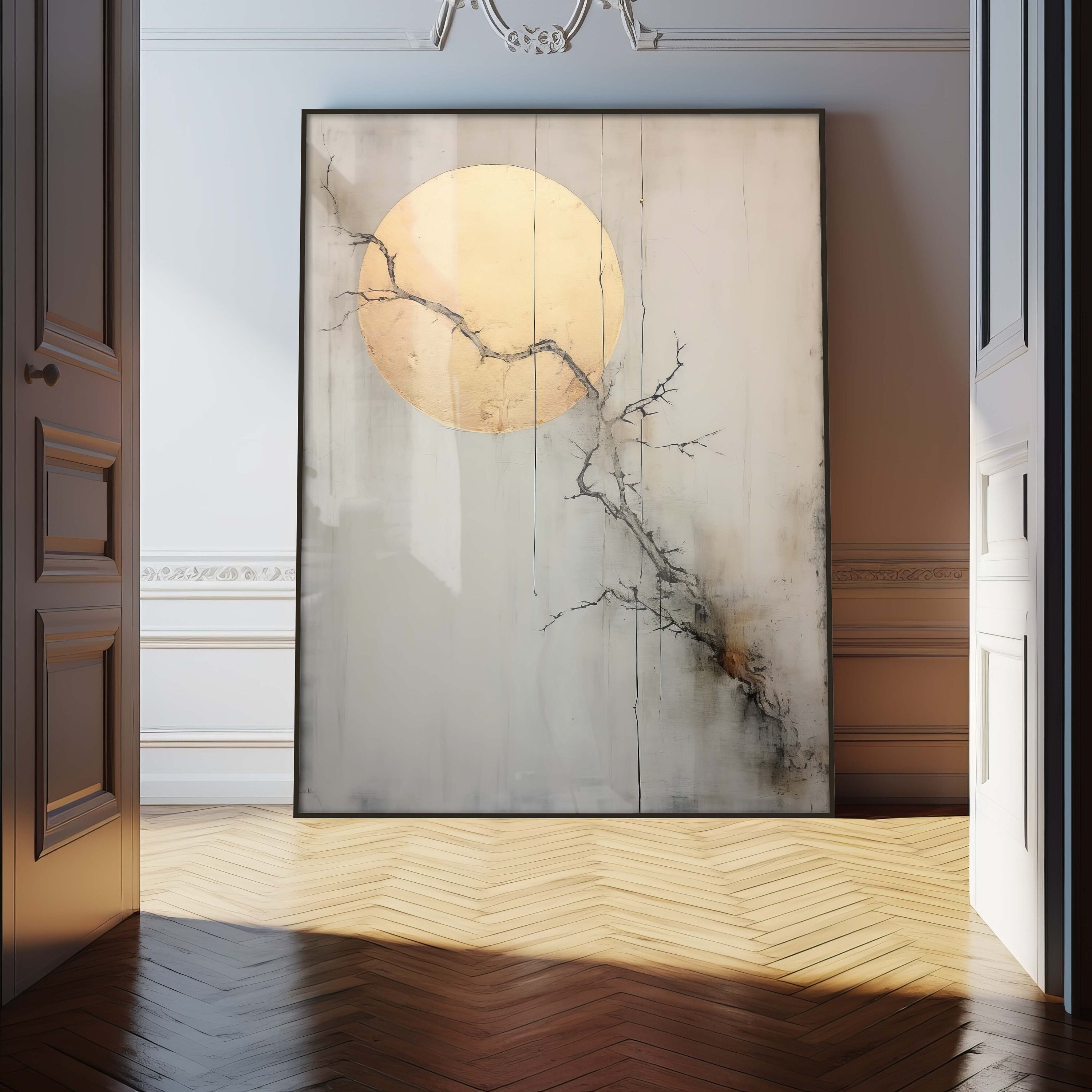 Wabi Sabi Art Print Japandi and Kintsugi Abstract Wall Art in - Etsy