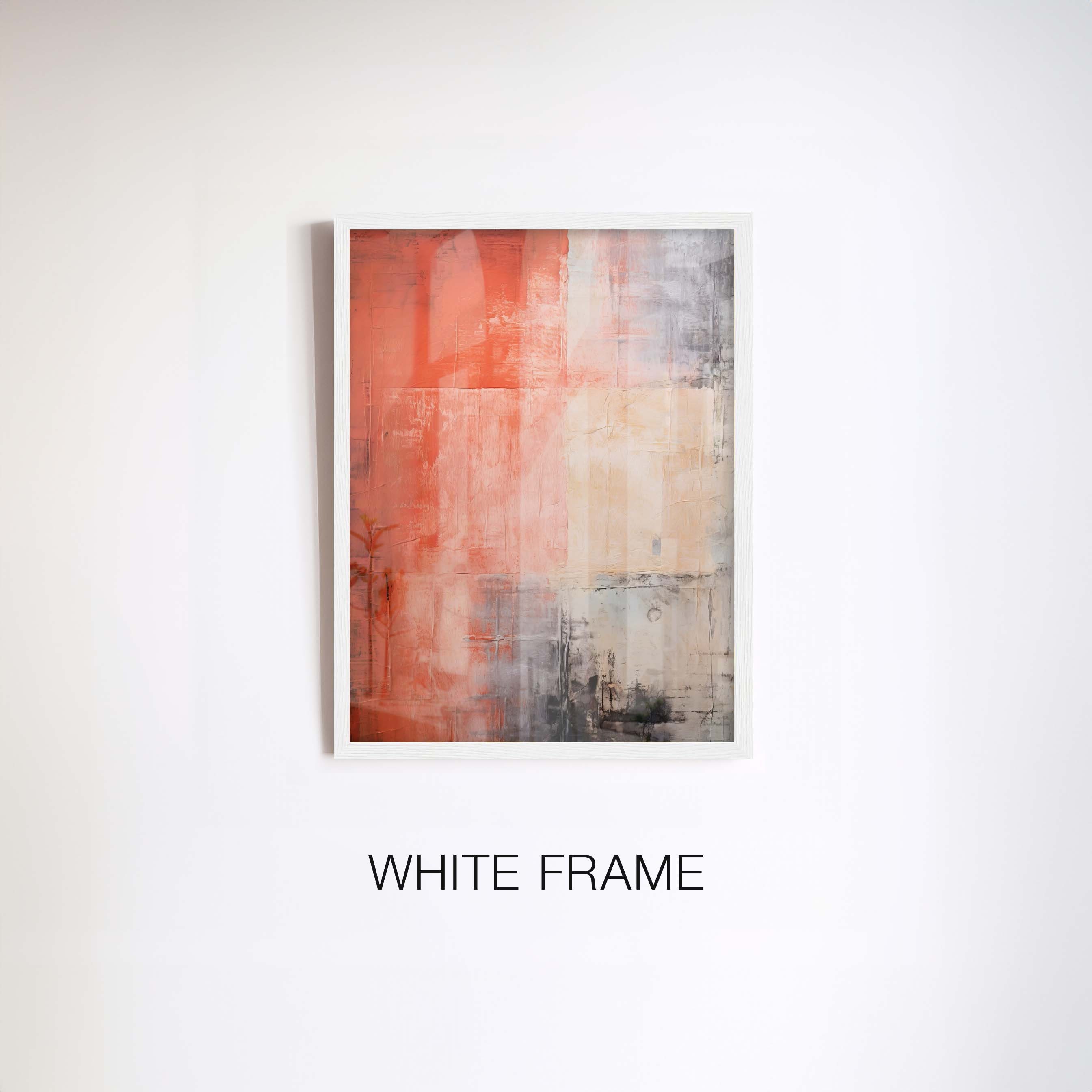 Wabi Sabi Art Print, Japandi and Kintsugi Abstract Wall Art in Red ...