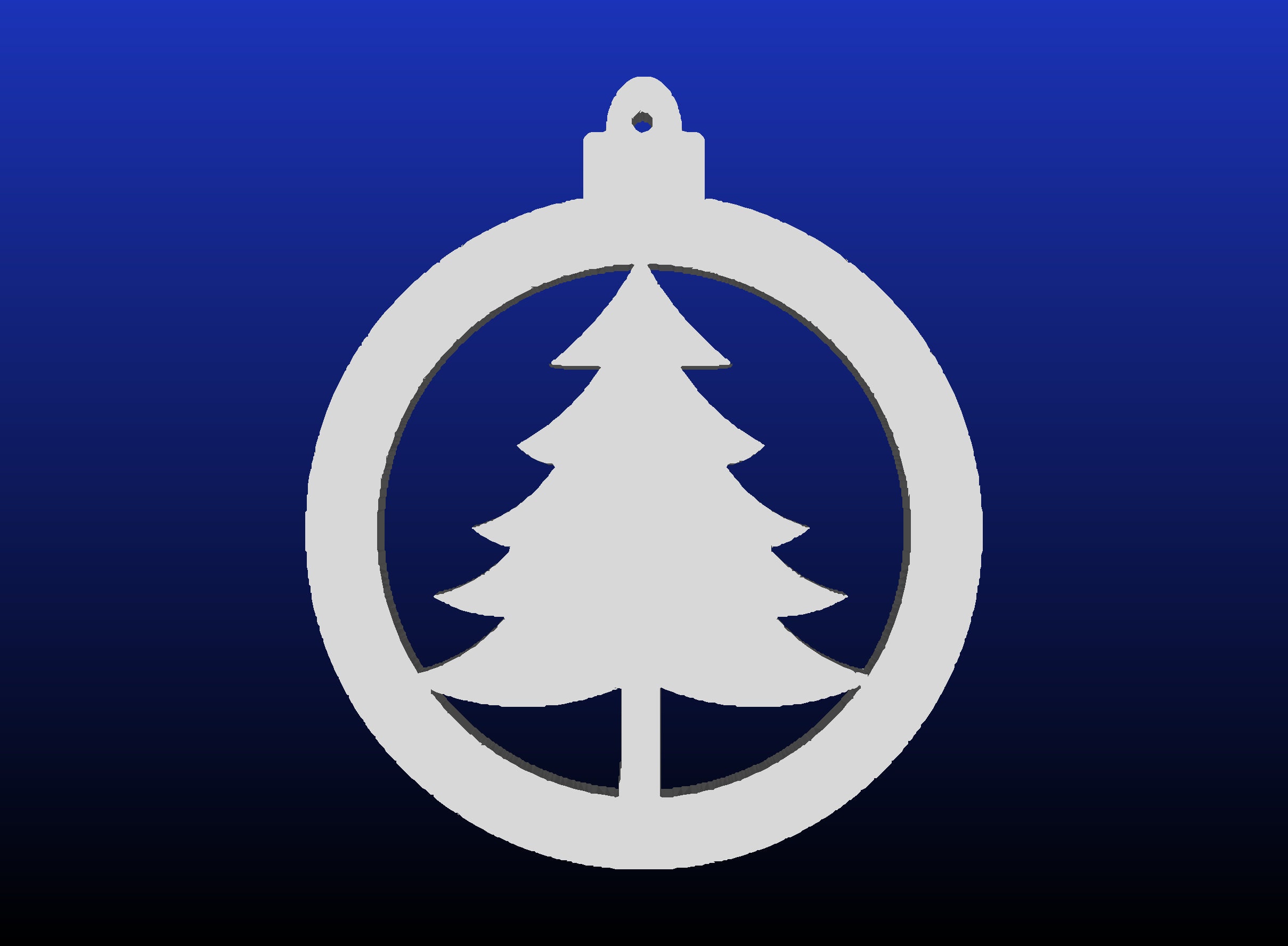 Christmas Ornament STL File - Etsy