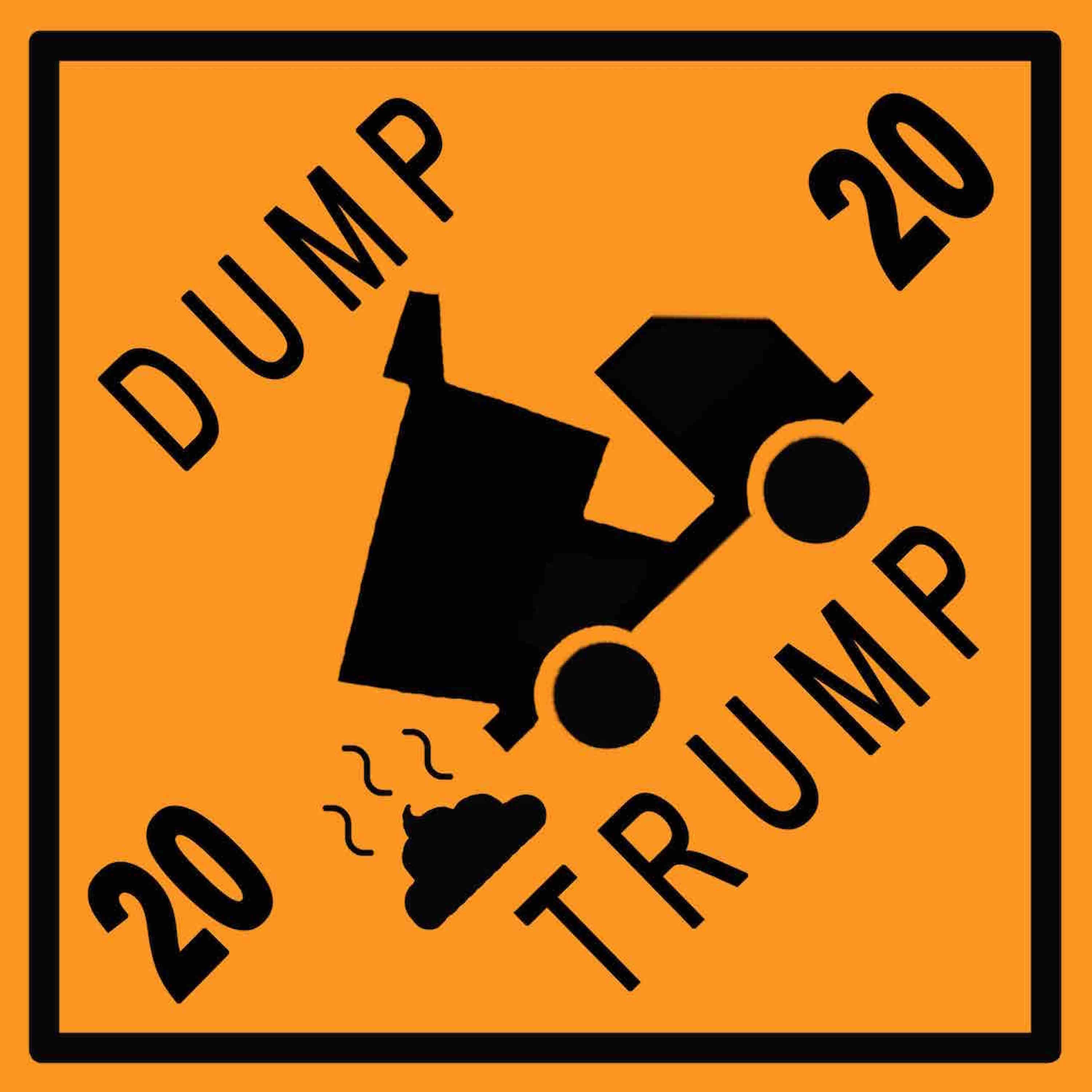 DUMP TRUMP 4X4 Bumper Sticker, Free Shipping! (U.S.) - Etsy