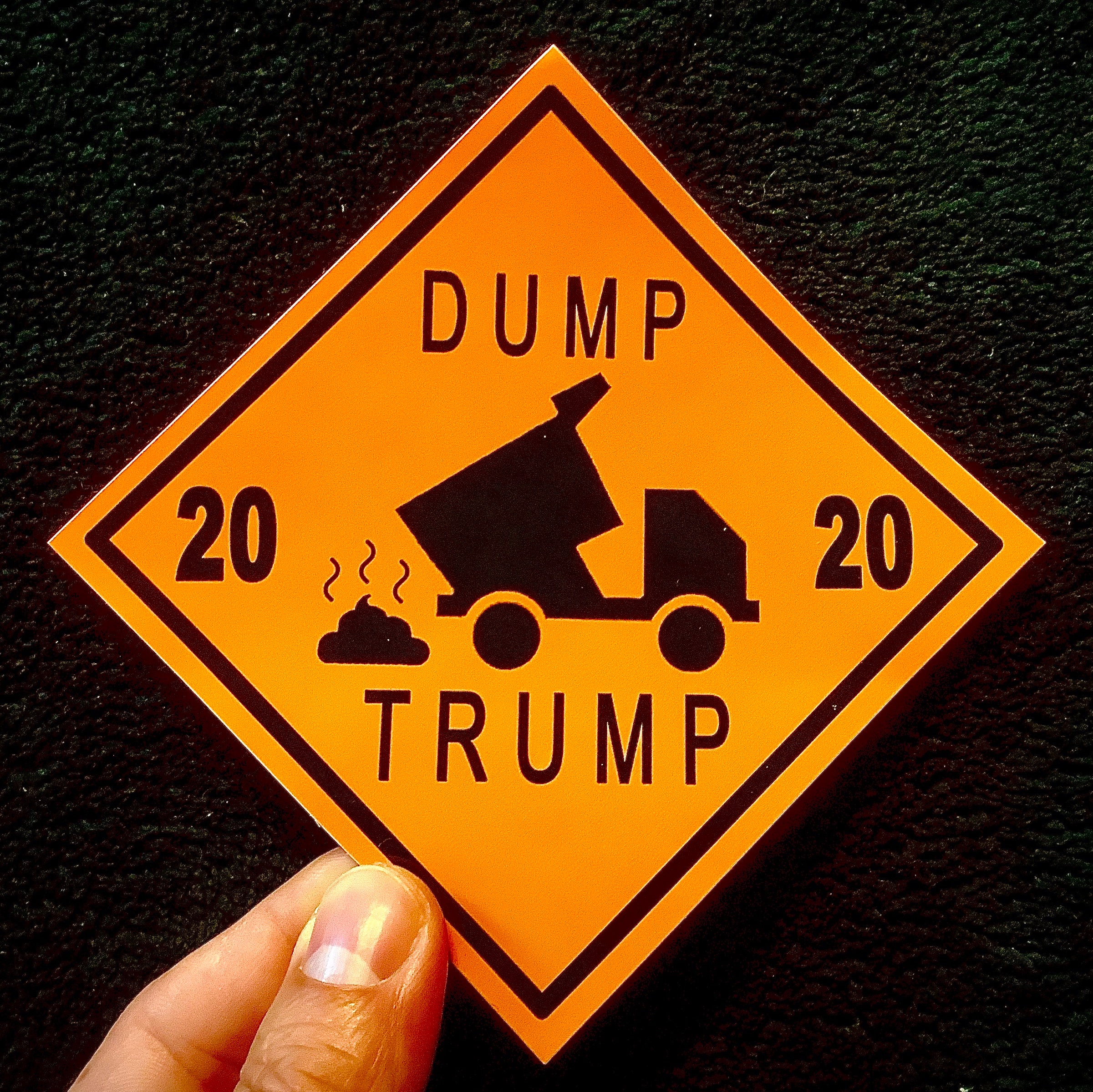 DUMP TRUMP 4X4 Bumper Sticker, Free Shipping! (U.S.) - Etsy