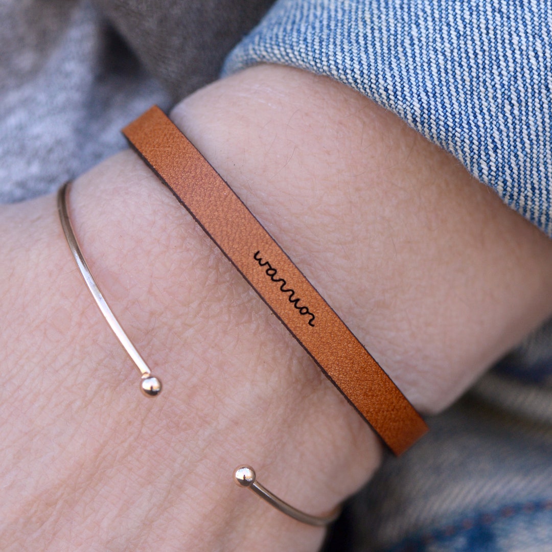 WARRIOR Cancer Chemo Survivor Mental Health Bracelet Gift - Etsy