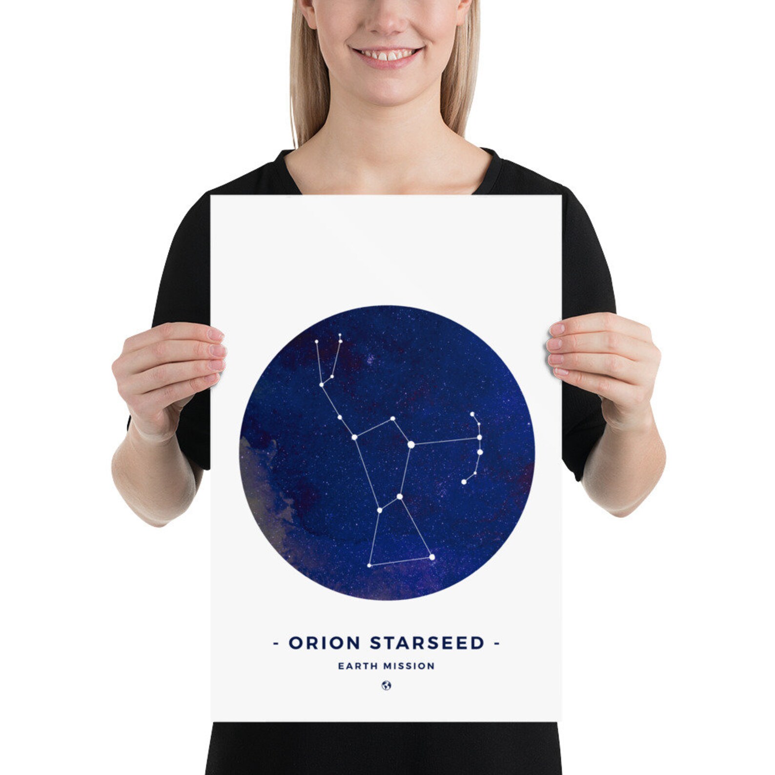 Orion Starseed Starseed Poster - Earth Mission | Wall Art Print - Etsy