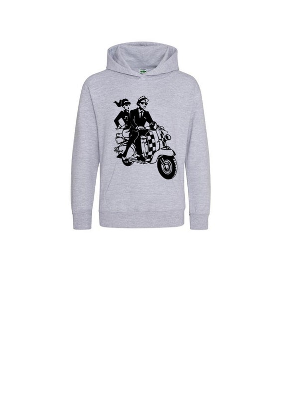 Ska Mod Scooter Hoodie - Etsy