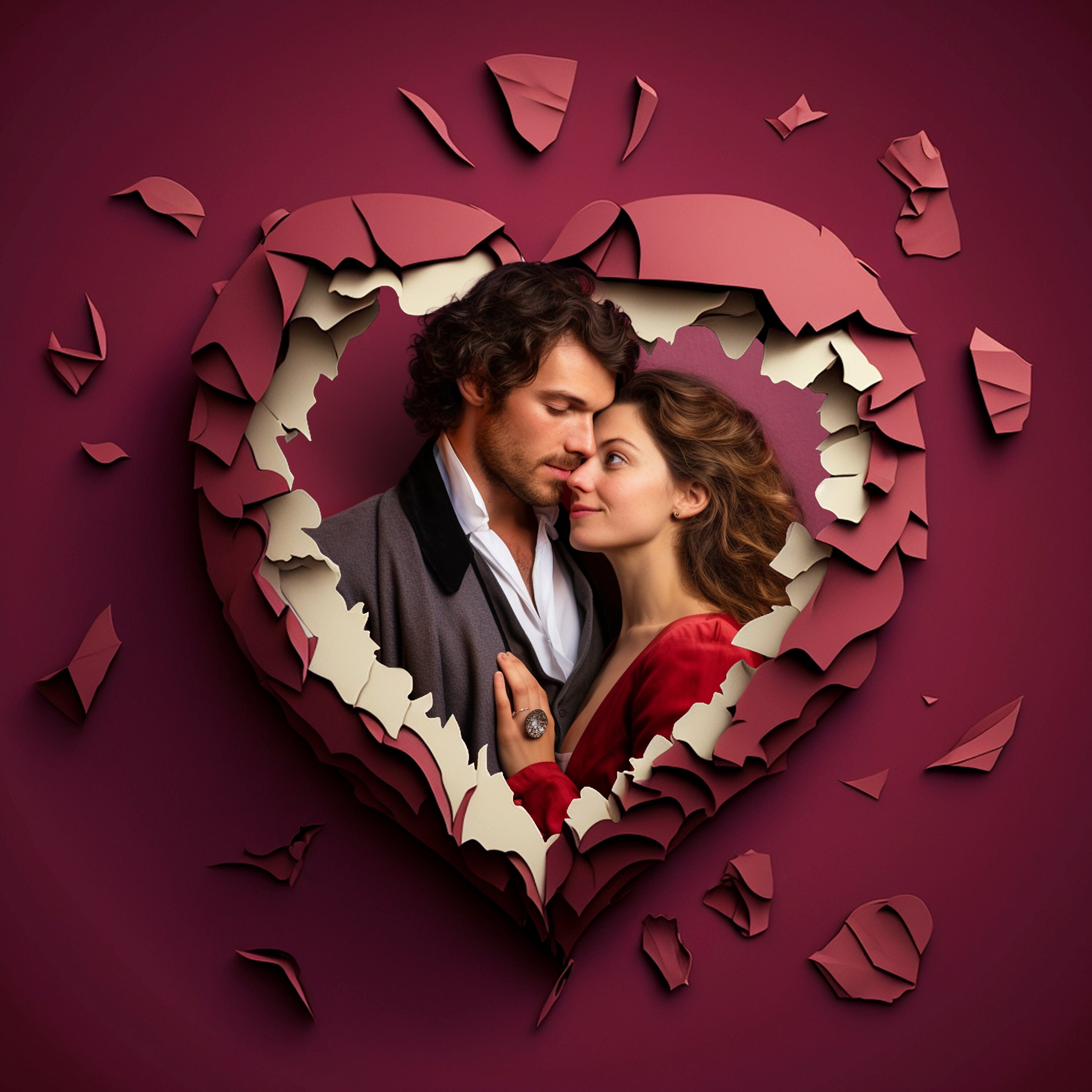 92 Ripped Paper Photo Overlays: 92 PNG Digital Backdrops (6000x6000 Px ...