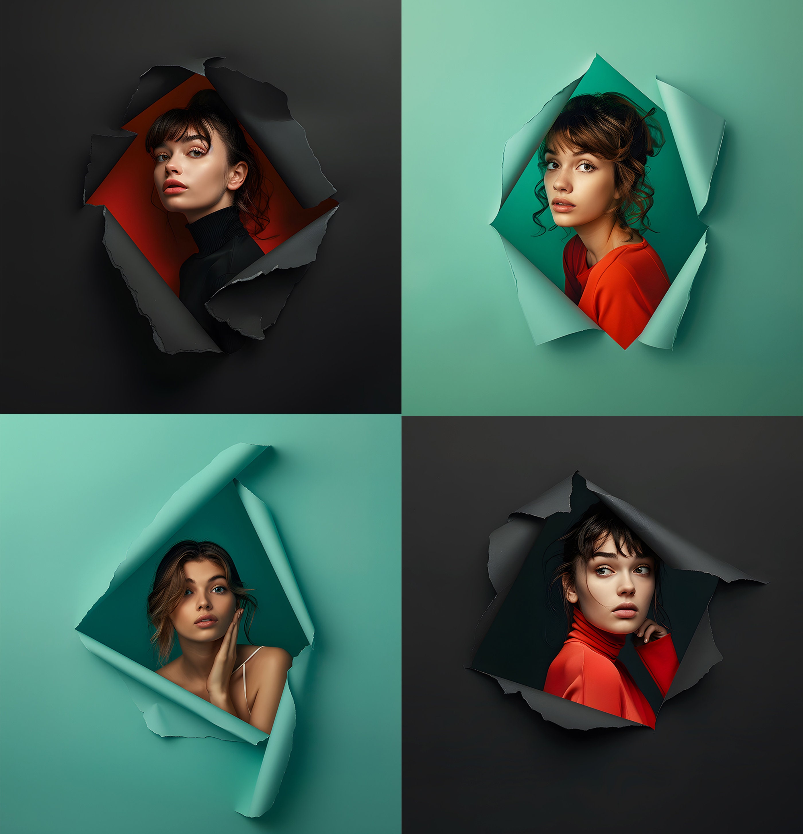 55 Ripped Paper PNG Overlays, Ripped Paper PNG Digital Background ...