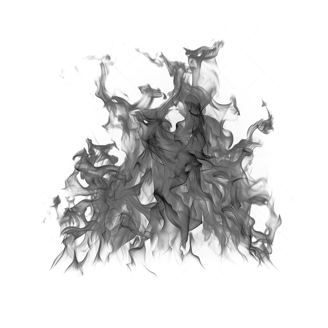 10 Realistic Fire Brushes, Fire Photoshop Brushes, Digital Fire Brushes ...