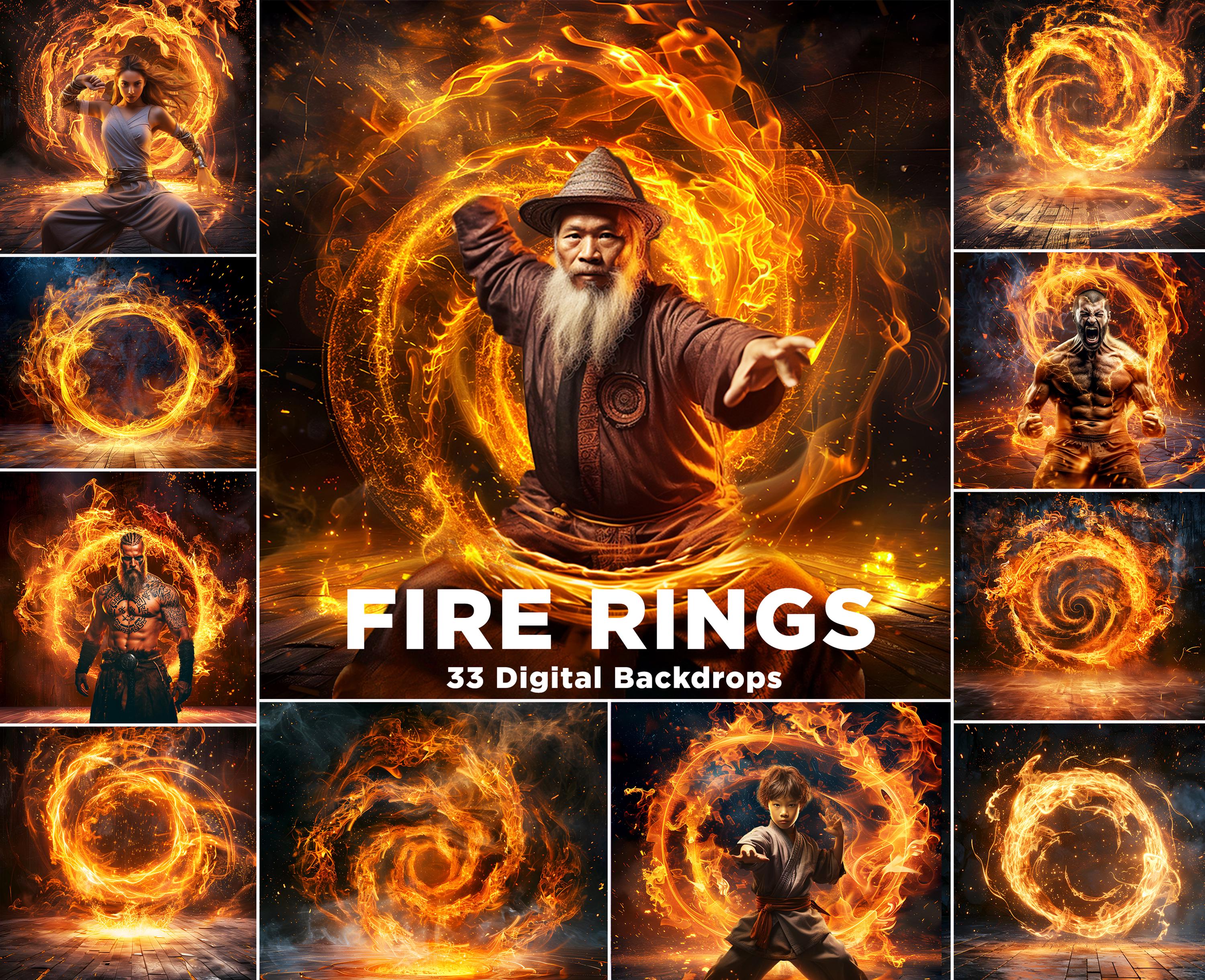 Ring of Fire Digital Backdrops: Sports, Superhero Backgrounds (JPG ...
