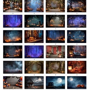 165 Halloween Digital Backdrops: Dark Moody Vintage Photography ...