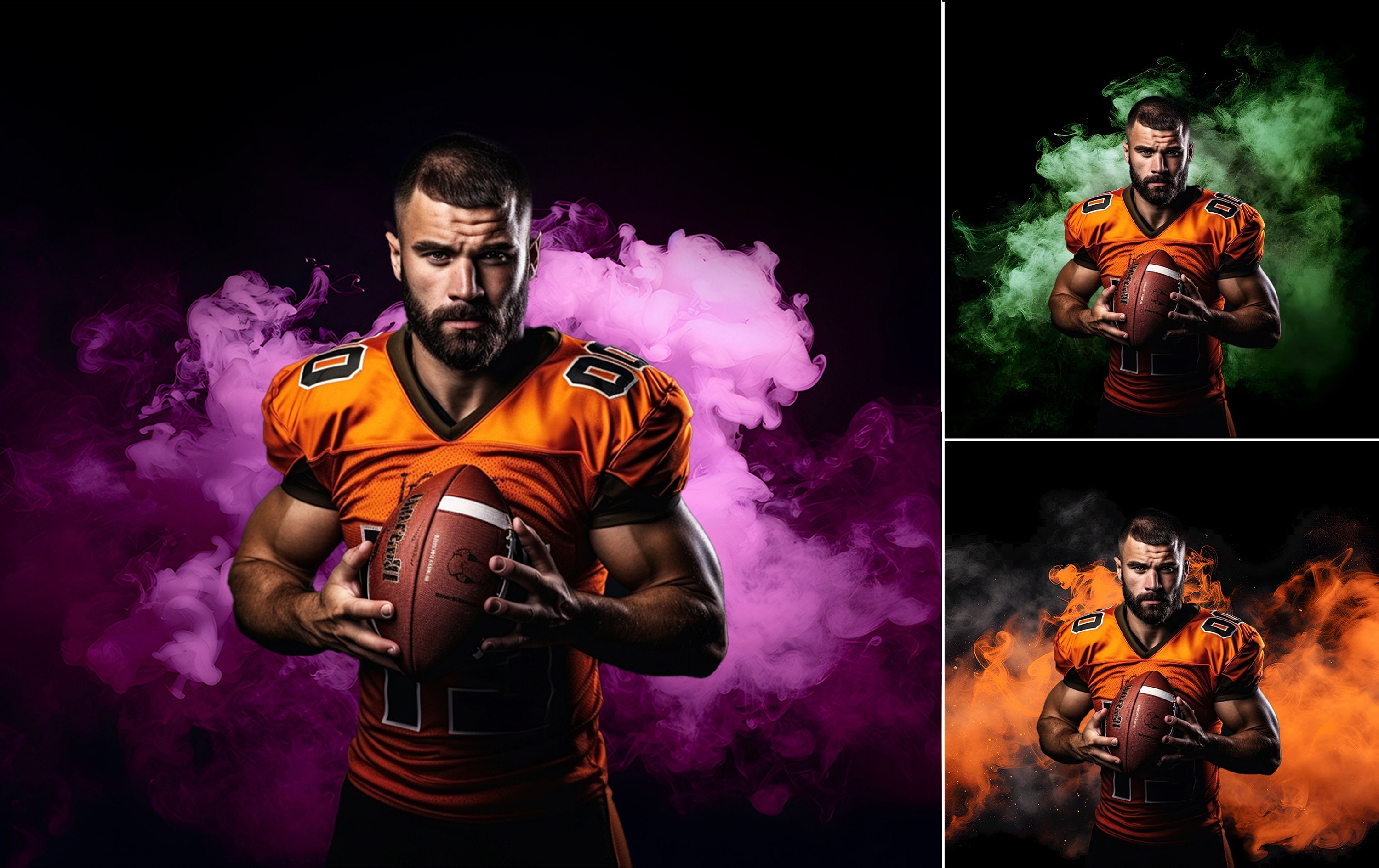 Colored Smoke Photo Overlays: Sports & Gym Photography (PNG, JPG ...
