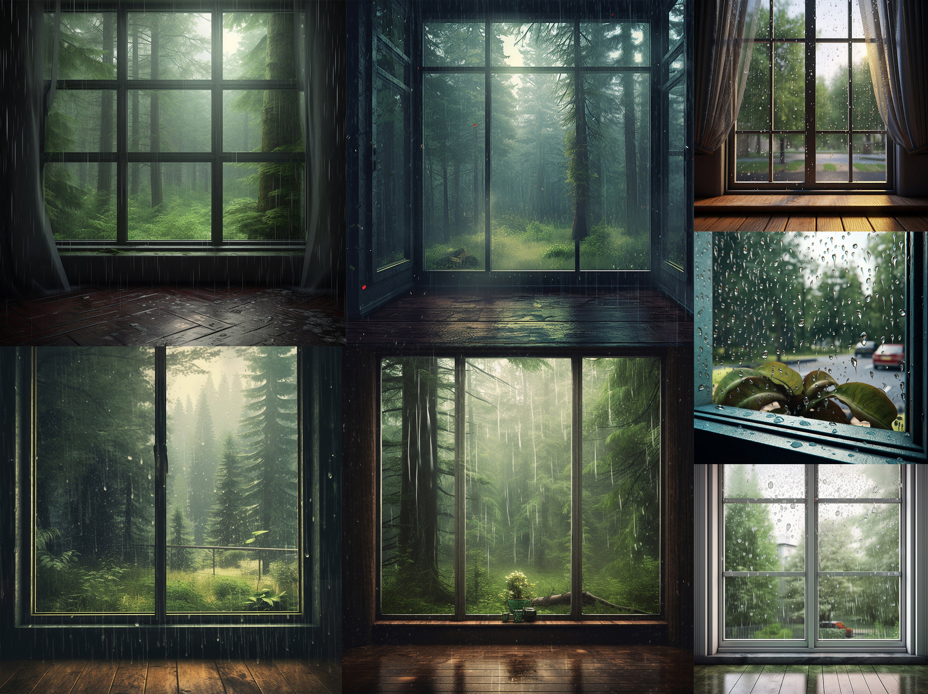 40 Rainy Window Backdrop, Raining Season Window Background, Rain Effect ...