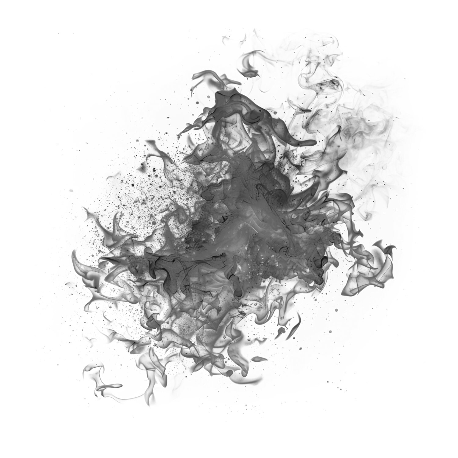 10 Realistic Fire Brushes, Fire Photoshop Brushes, Digital Fire Brushes ...