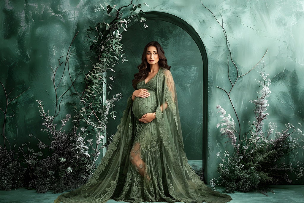 30 Floral Arches Set Digital Backdrops, Maternity Backdrops, Wedding ...