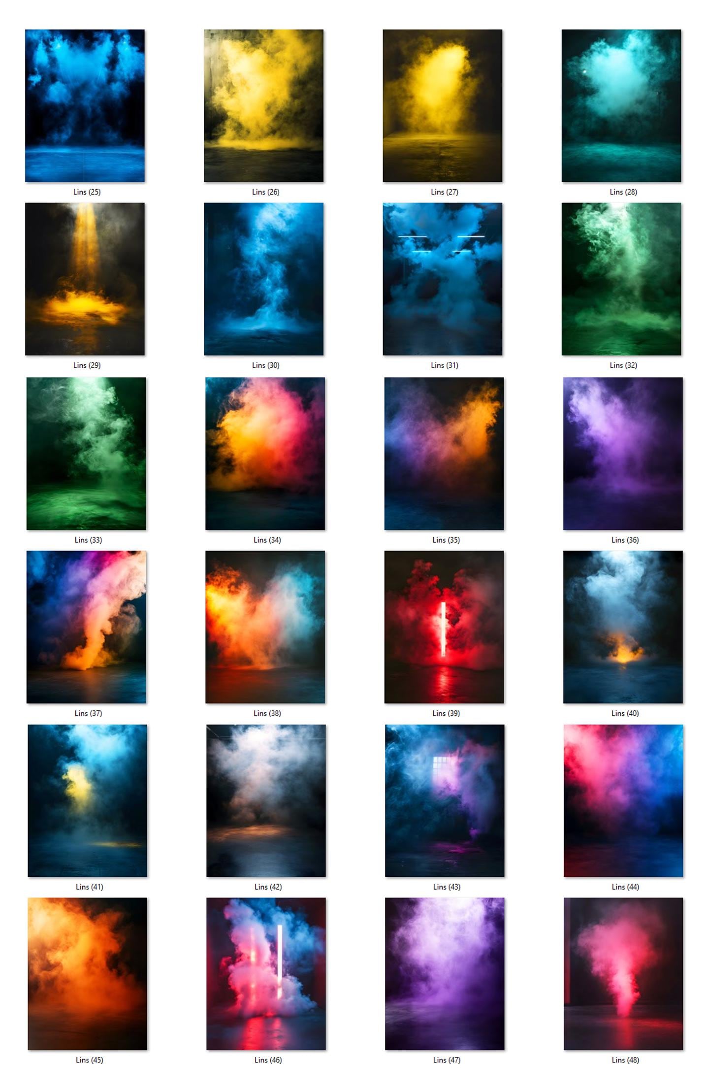 70 Smoke & Fog Rooms Digital Backdrops for Sports, Maternity ...