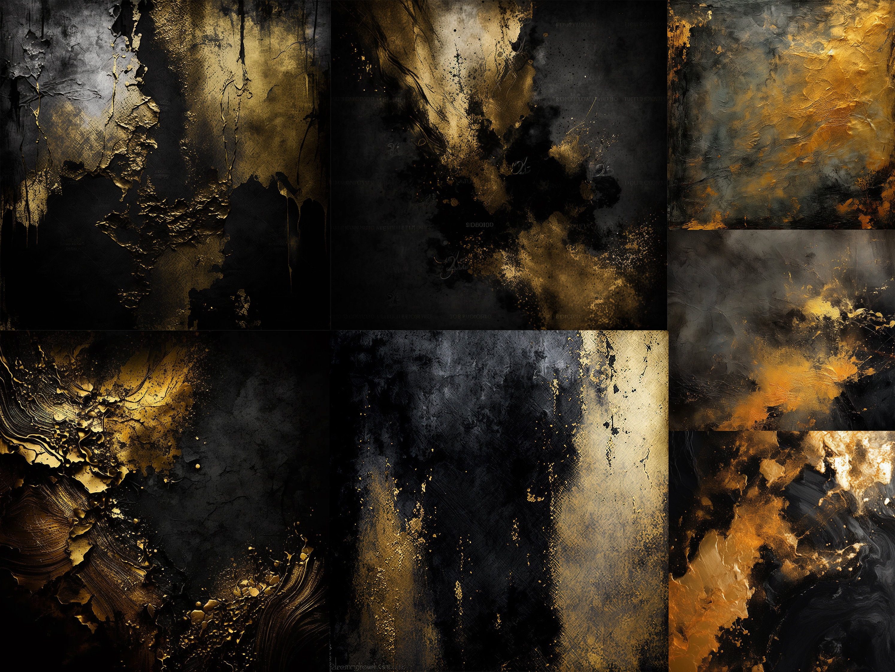 37 Black and Gold Digital Backdrop, Maternity Backdrops, Studio ...