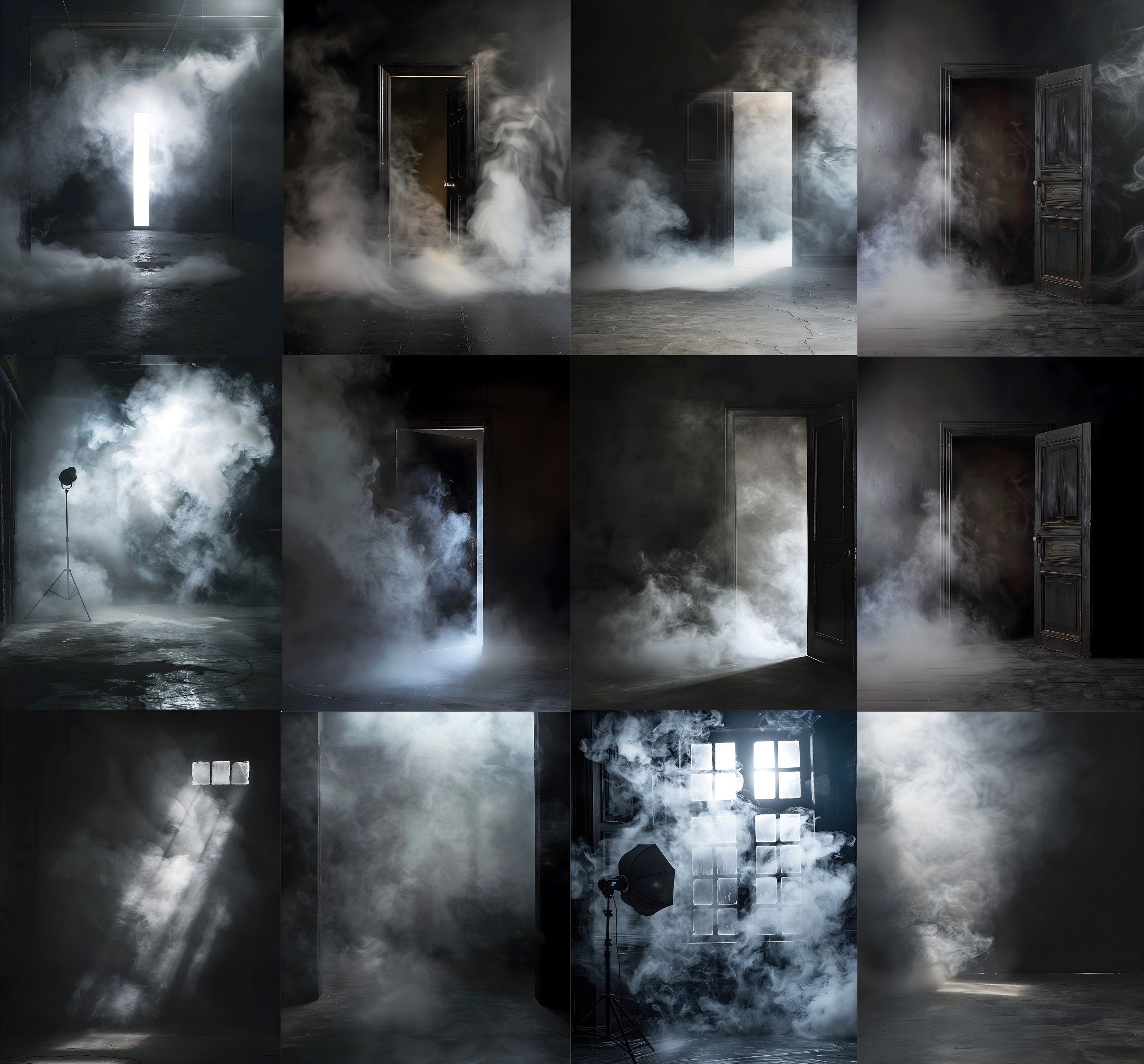 30 Smoke & Fog Digital Backdrops: Ethereal Photography Overlays (JPG ...