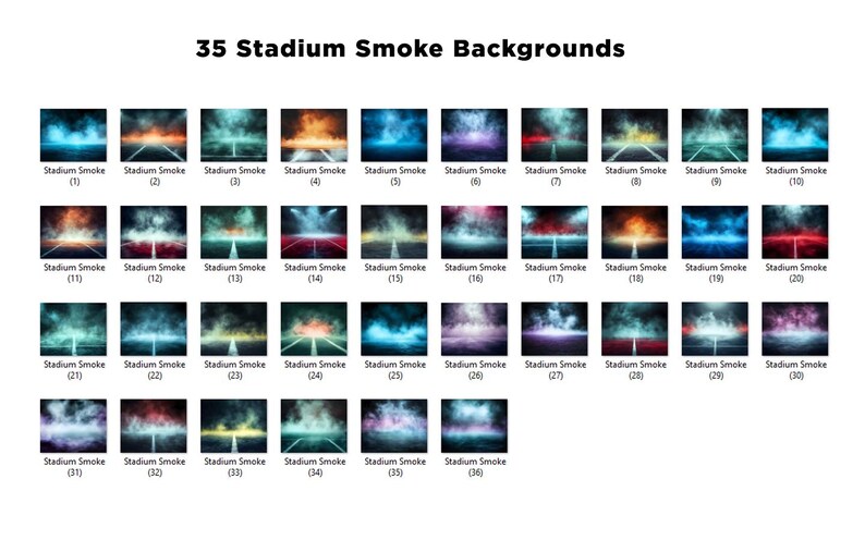 35 Stunning Stadium Smoke Digital Backgrounds, Sports Photography ...