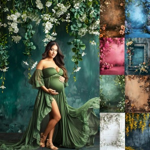 Floral Fine Art Photography Backdrops: Maternity & Studio Textures ...