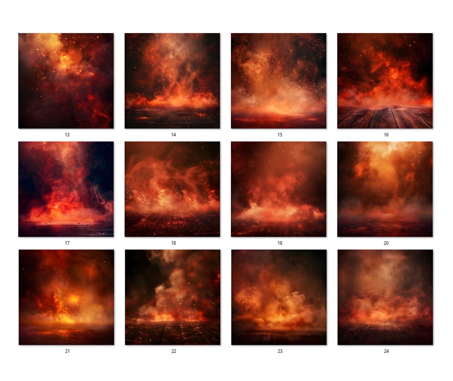 35 Fire and Smoke Digital Backgrounds, Dust, Sparks , Particles, Photo ...