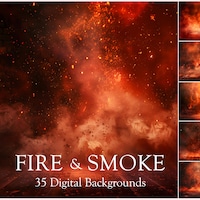 50 High Resolution Real Fire Overlays on Black Background, Flames ...