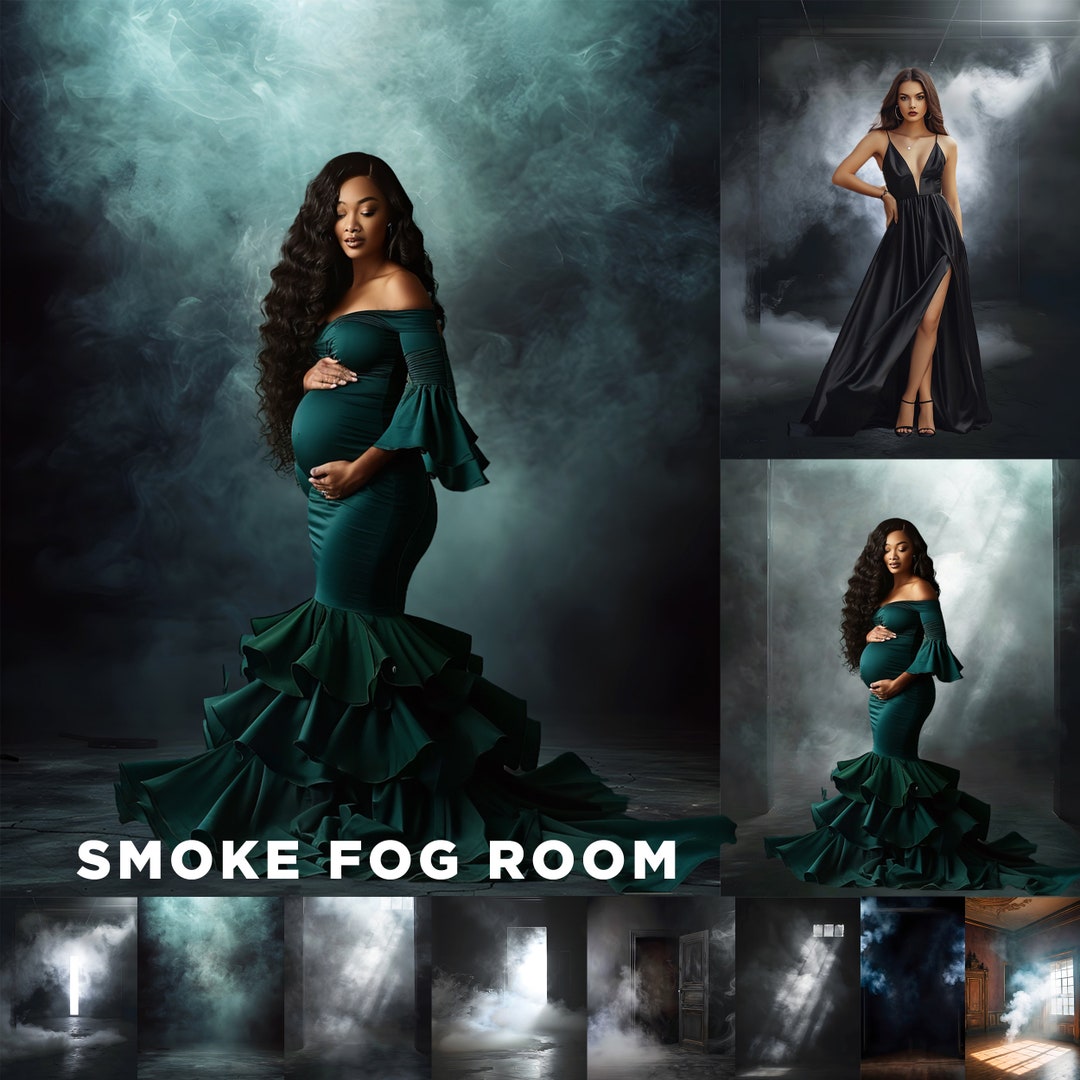 30 Smoke & Fog Digital Backdrops: Ethereal Photography Overlays (JPG ...
