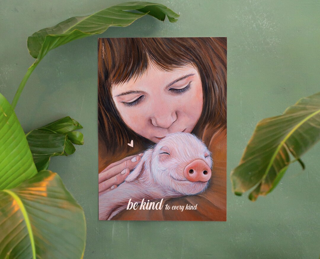 Be Kind Poster DIN A3 Druck Vegan Art - Etsy