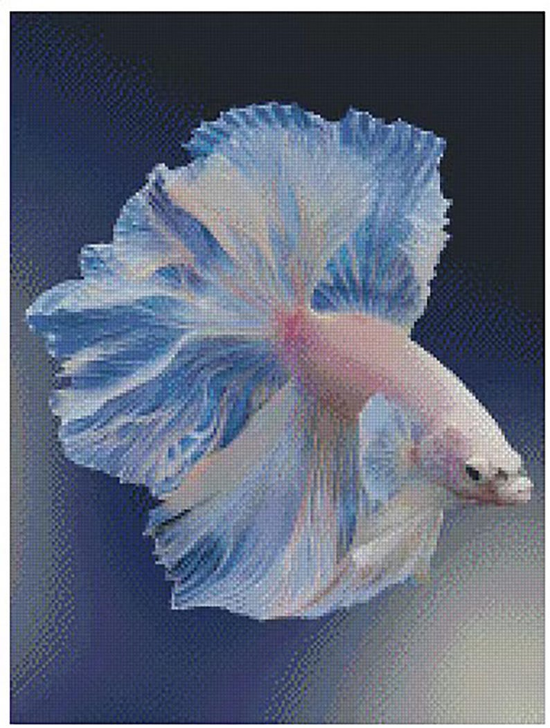 Diamond Painting Betta, Betta Fish Diamond Painting Kit, DIY Fish Wall ...