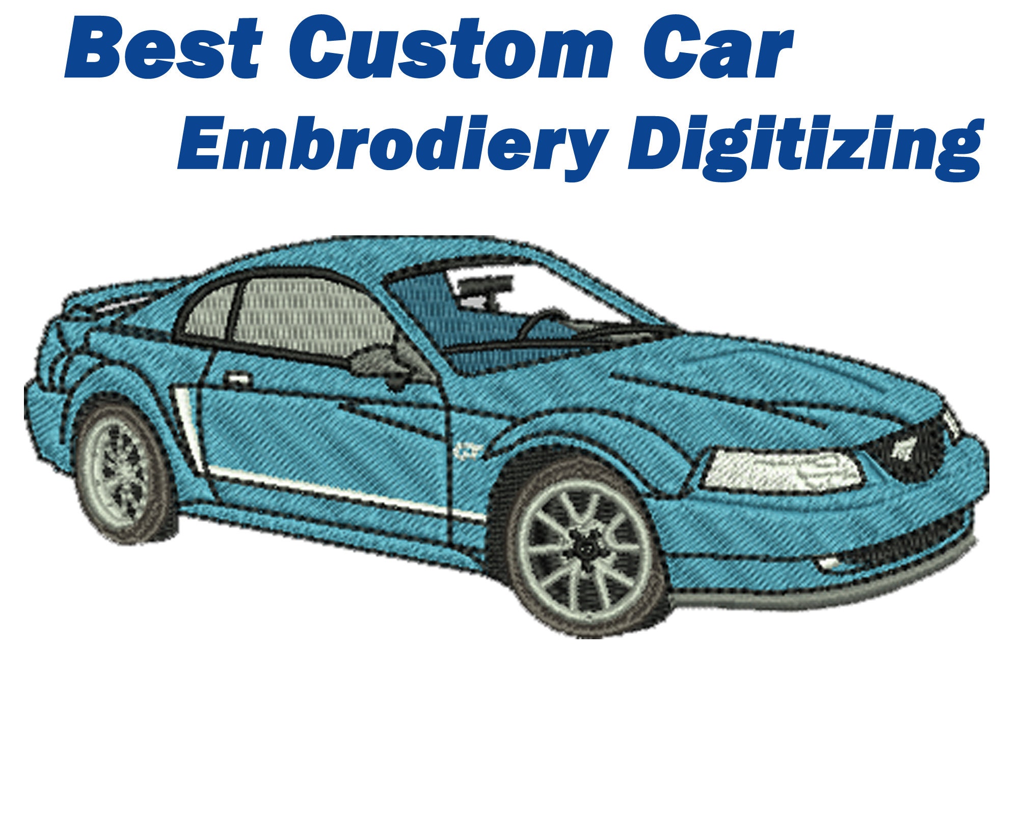Custom Car Embroidery Digitizing Car Logo Digitizing BMW - Etsy