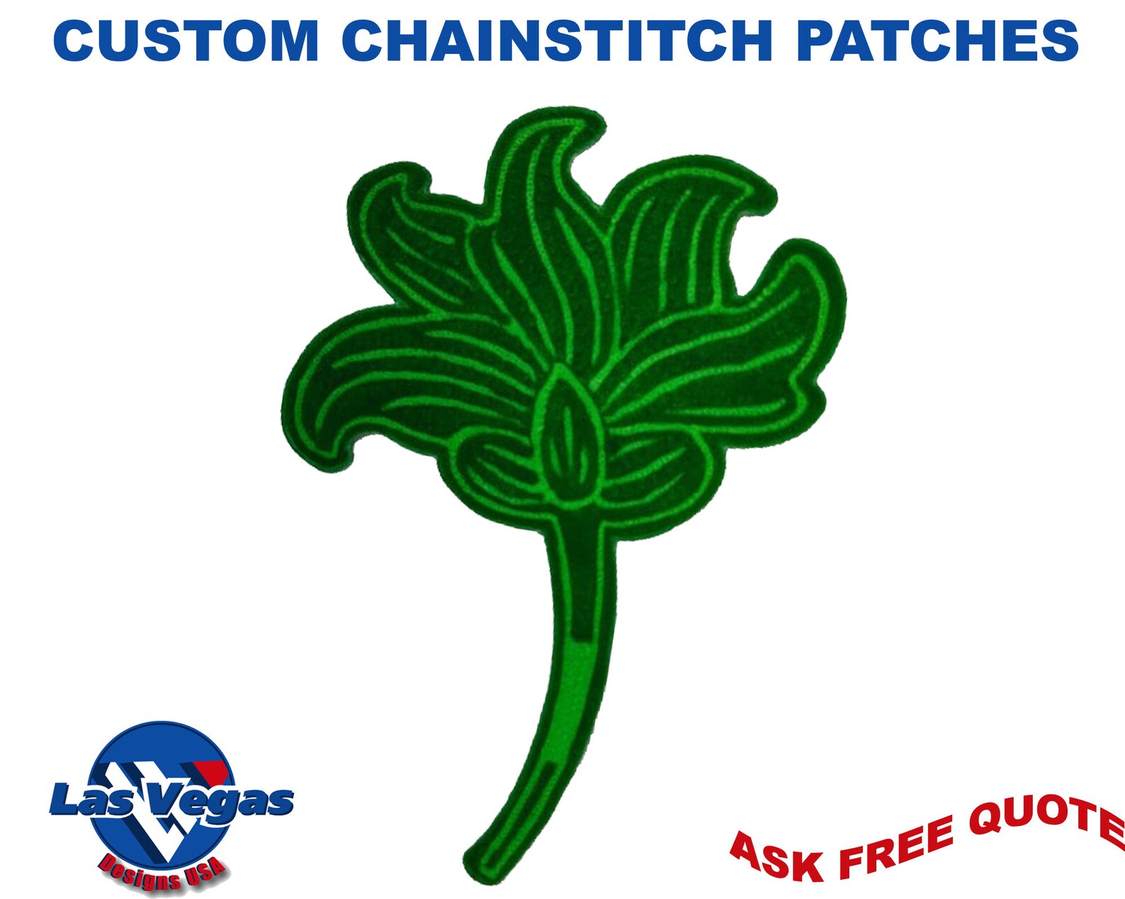 Custom Chain Stitch Patches Chain Stitch Chenille Patches | Etsy