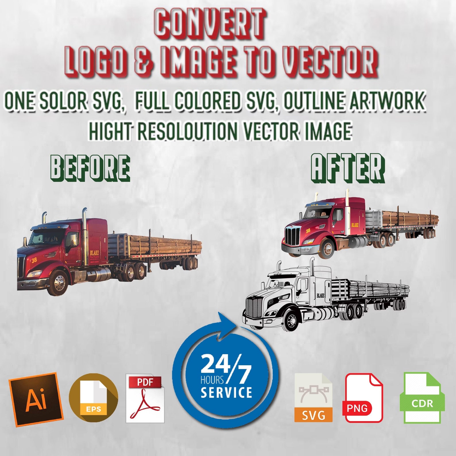 Photo to SVG, Images to SVG, Photo to Vector, Image to Vector, Custom ...