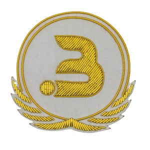 Custom Bullion Patches, Bullion Insignia, Family Crest, Bullion Wire ...