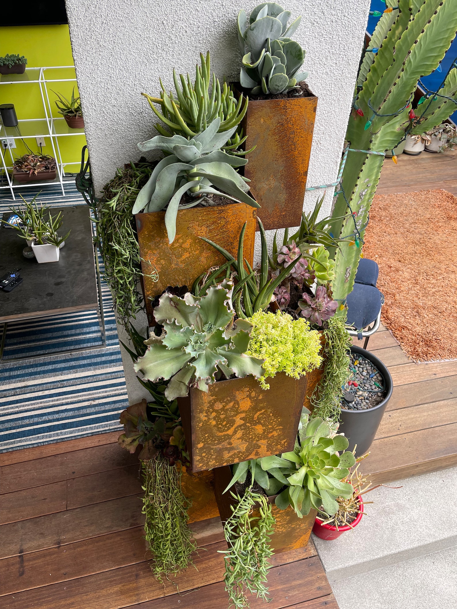 Stacked Metal Planter - Etsy
