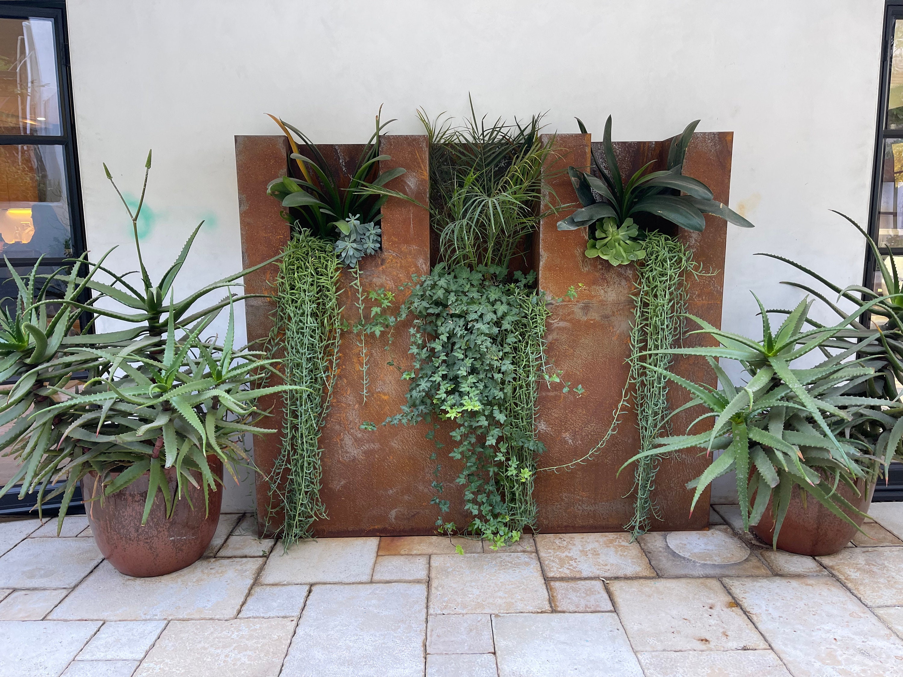 Metal Three Spot Wall Planter - Etsy