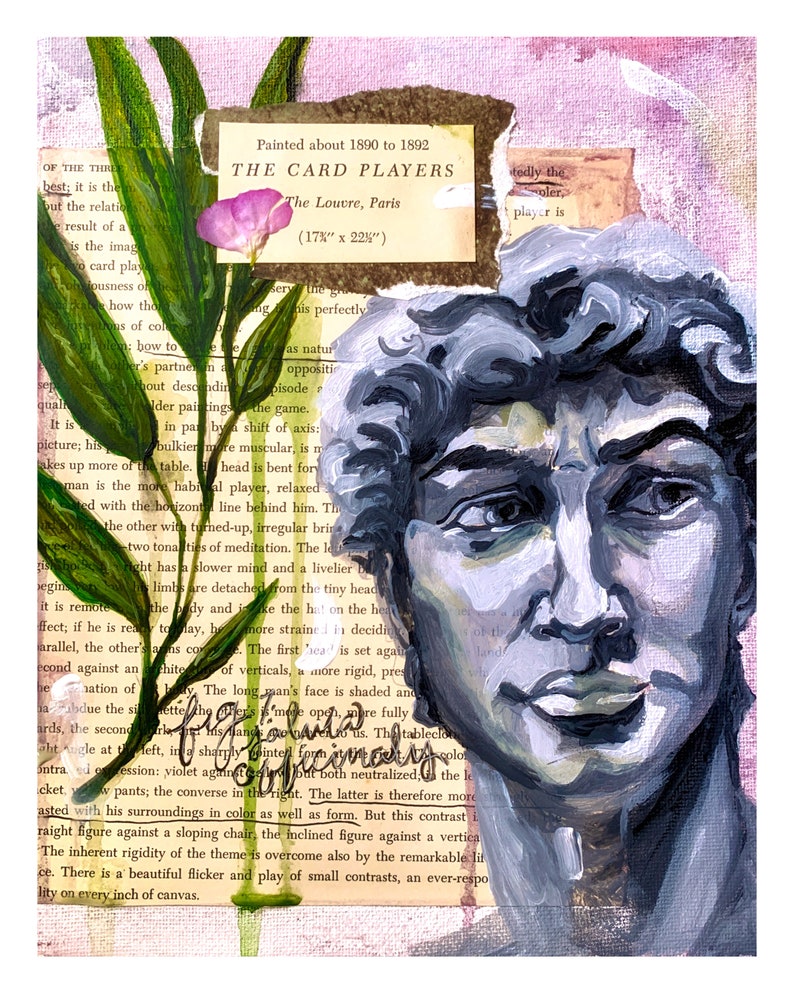 ORIGINAL Statue of David Collage - Etsy