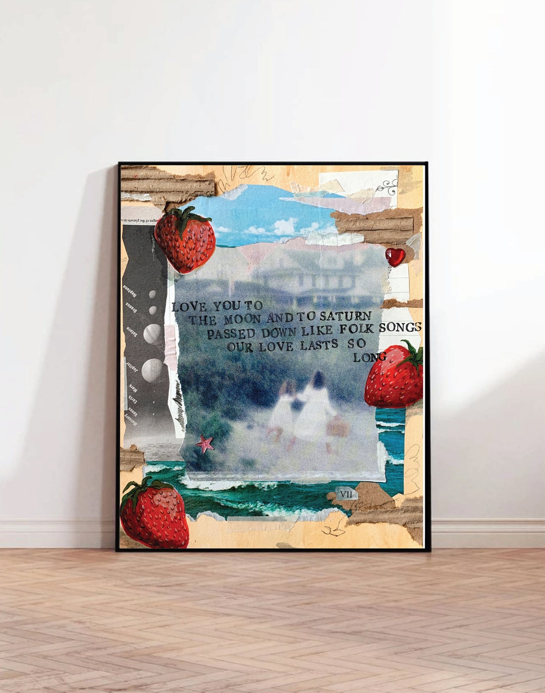 Seven TS Digital Print: Folklore Art Print, Swiftie Printed Wall Decor ...