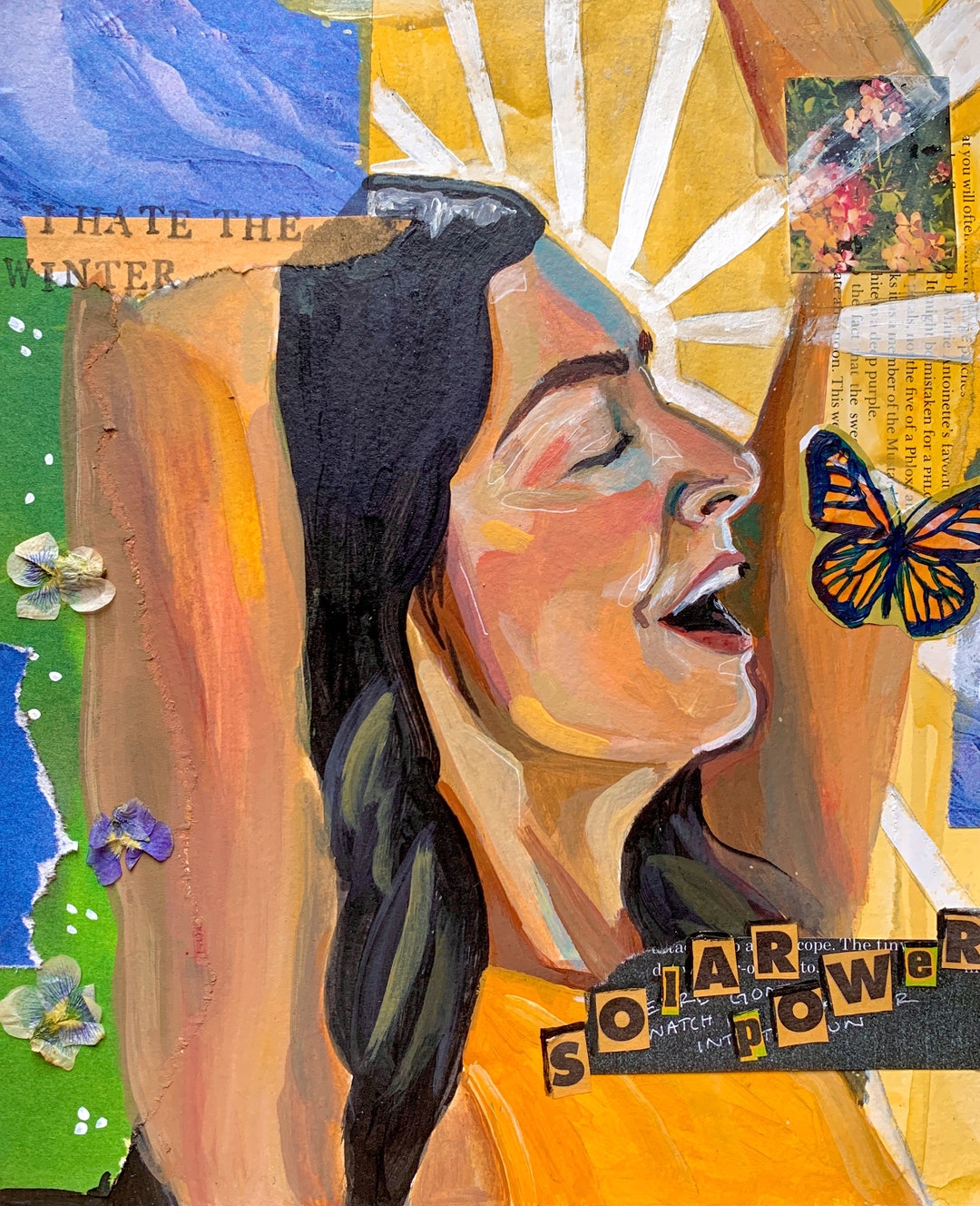 ORIGINAL 8x10 Lorde Solar Power Piece - Etsy