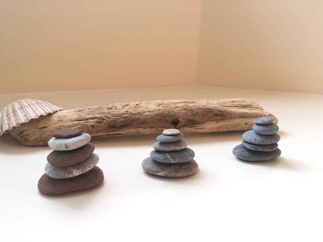 Zen Balancing Stones Small Stone Stack Desk Zen Garden - Etsy