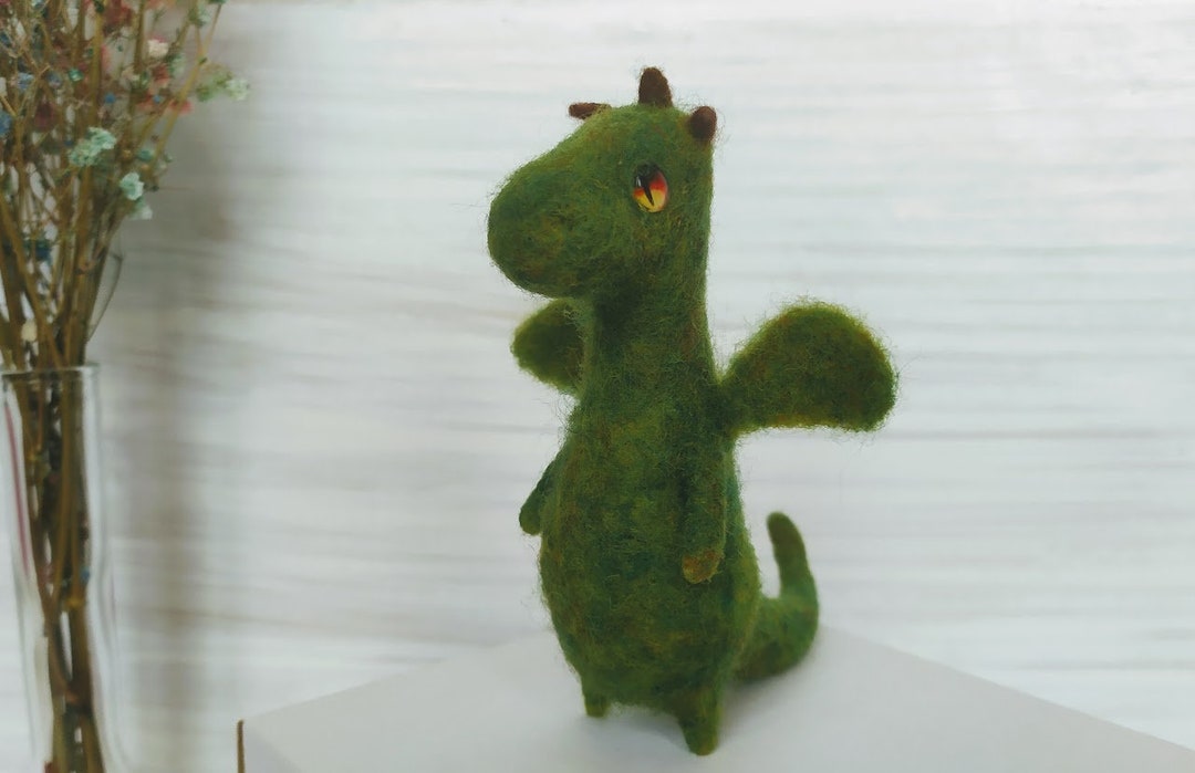 Dragon Wool Symbol 2024 Christmas Gift Needle Felting Height - Etsy