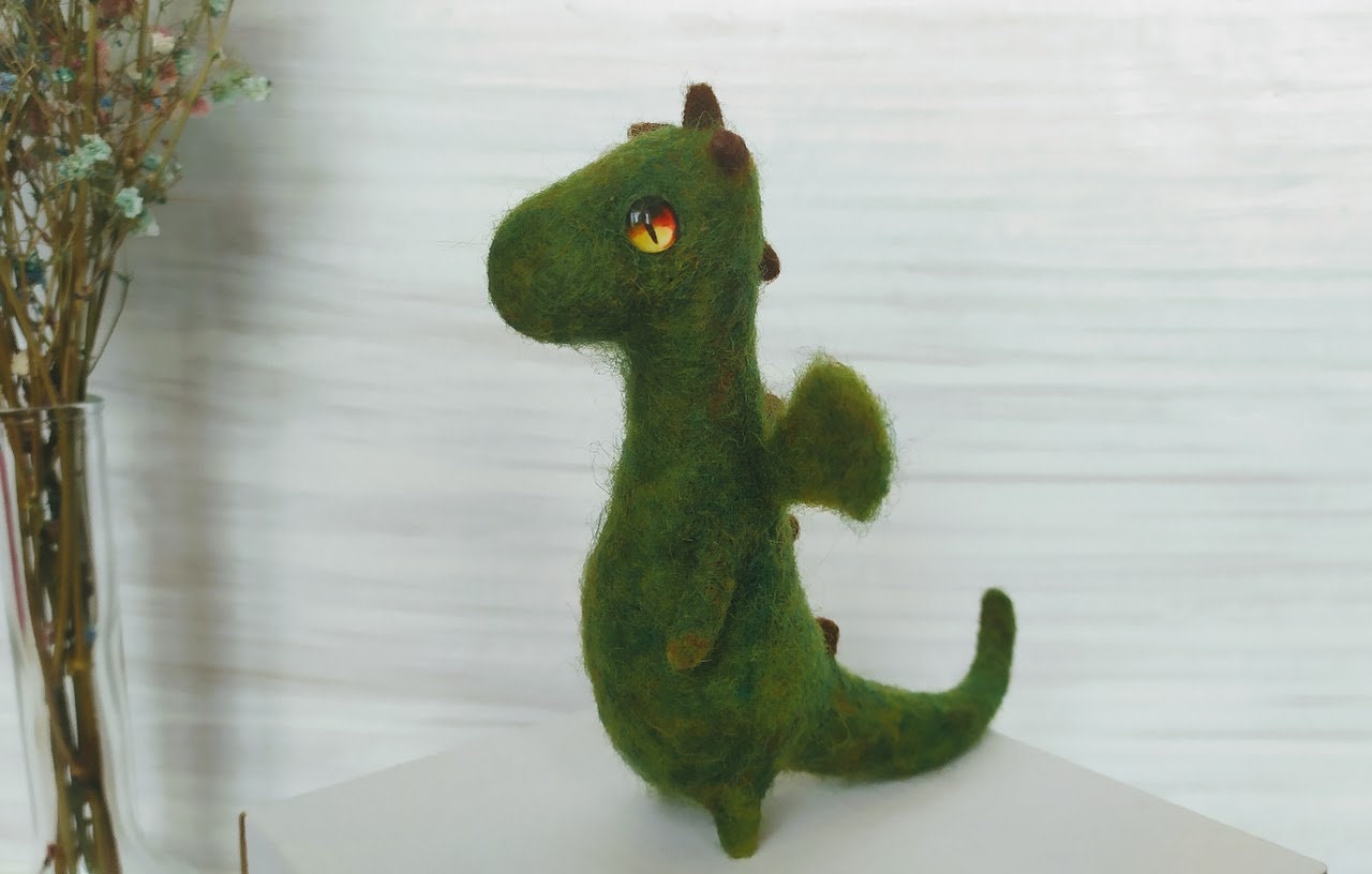 Dragon Wool Symbol 2024 Christmas Gift Needle Felting Height - Etsy