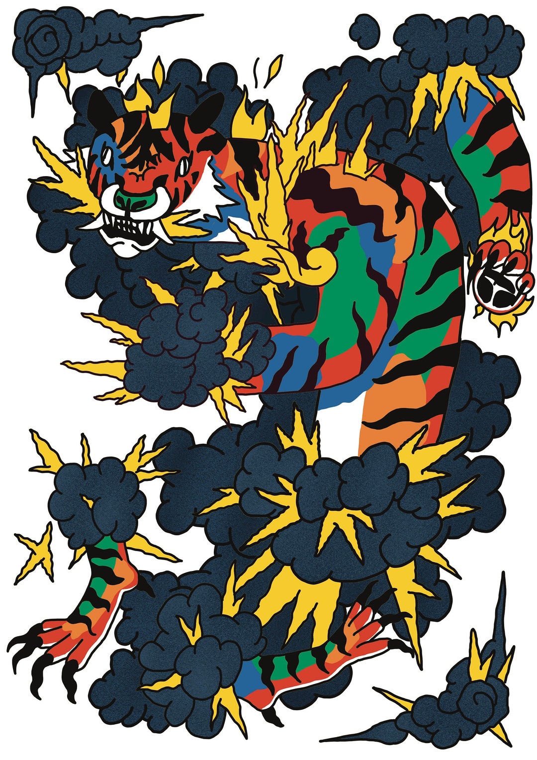 Tiger Poster - Etsy