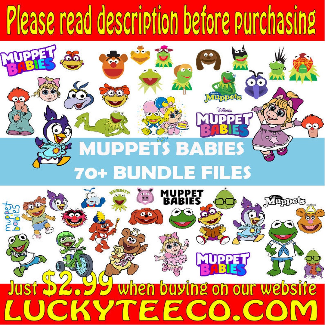 70 Muppets Svg Bundle, Muppets Babies SVG Cut Files for Cricut ...