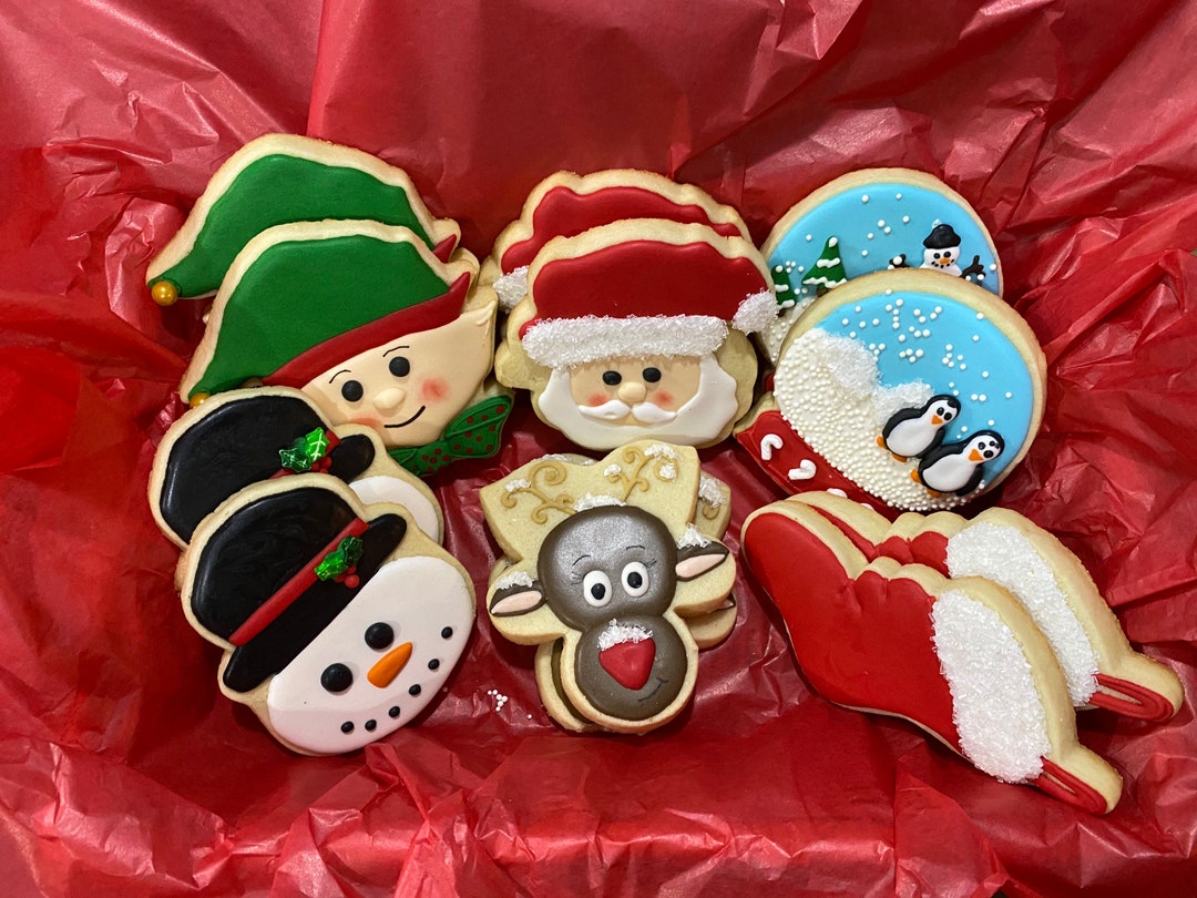 Christmas Cookies, Traditional Christmas Sugar Cookies, Holiday Gift ...