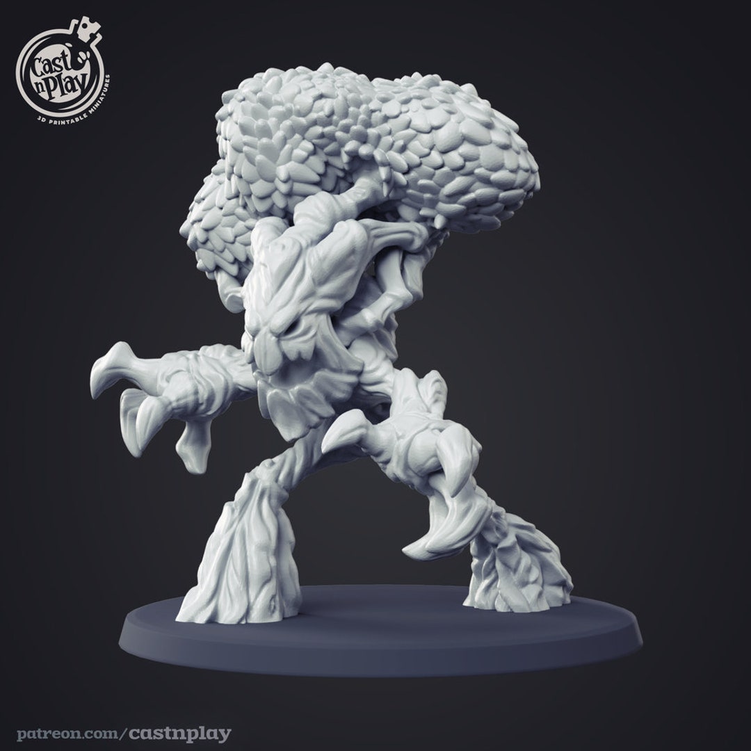 Young Ent Tree Monster/creature 3D Printed Resin Miniature by Cast N ...