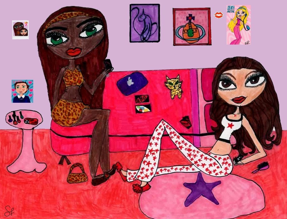 Bratz Sleepover Party Art Print Etsy Australia
