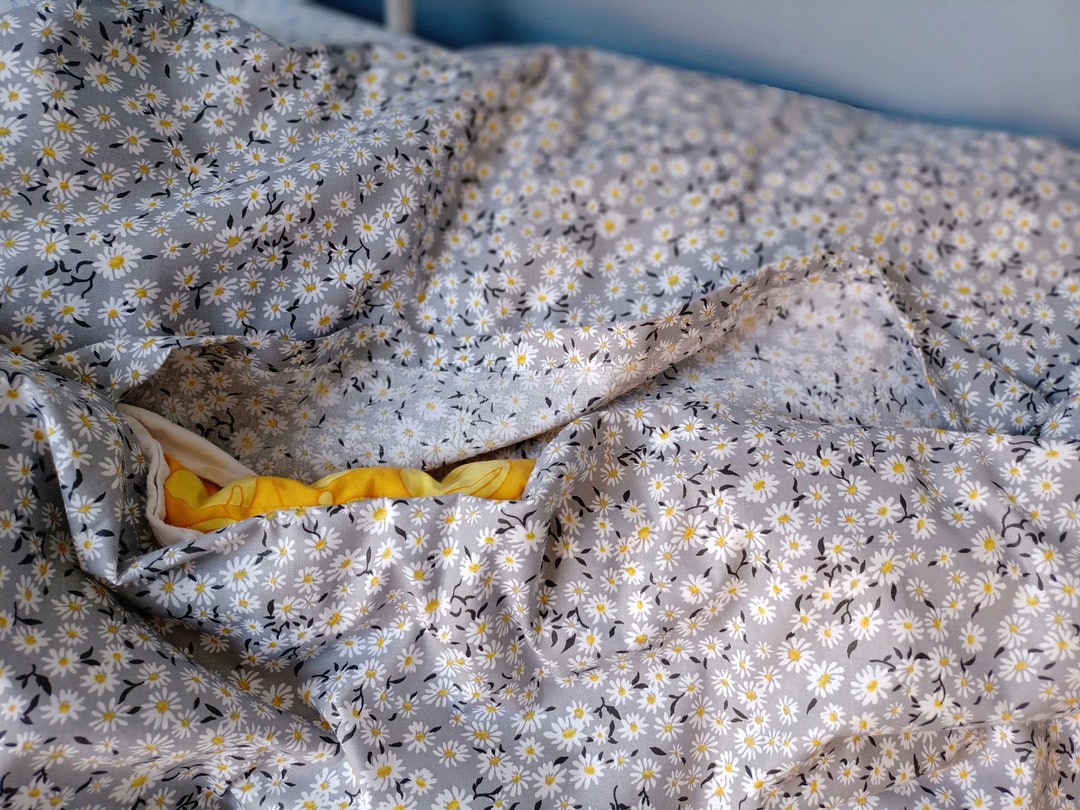 Daisy Duvet Cover for Kids, Floral Duvet Cover, Toddler Duvet , Daisy ...