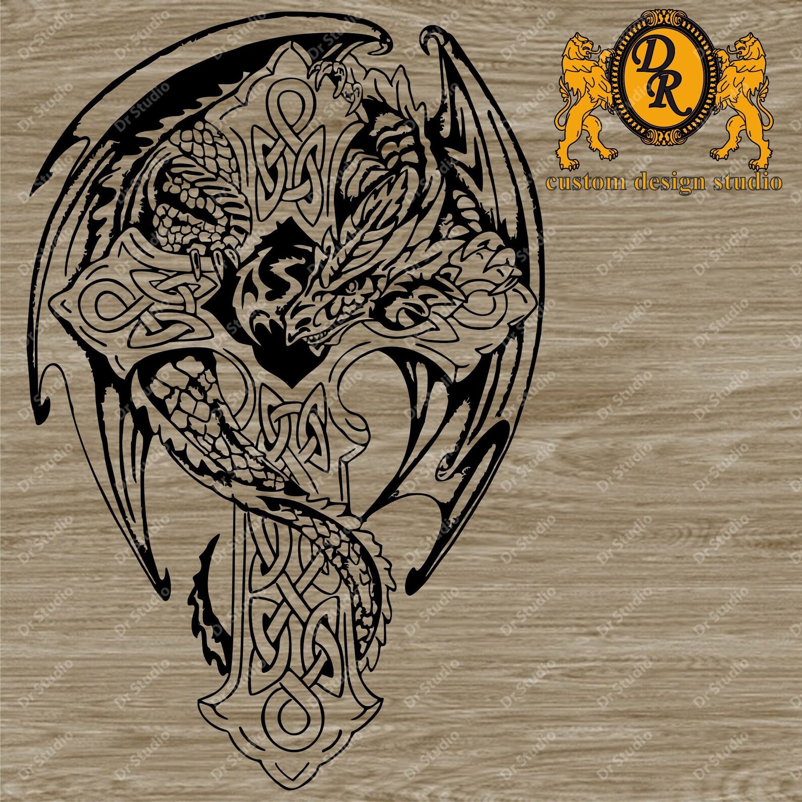 Dragon Svg. Digital Download. Digital File for Wall Decor | Etsy