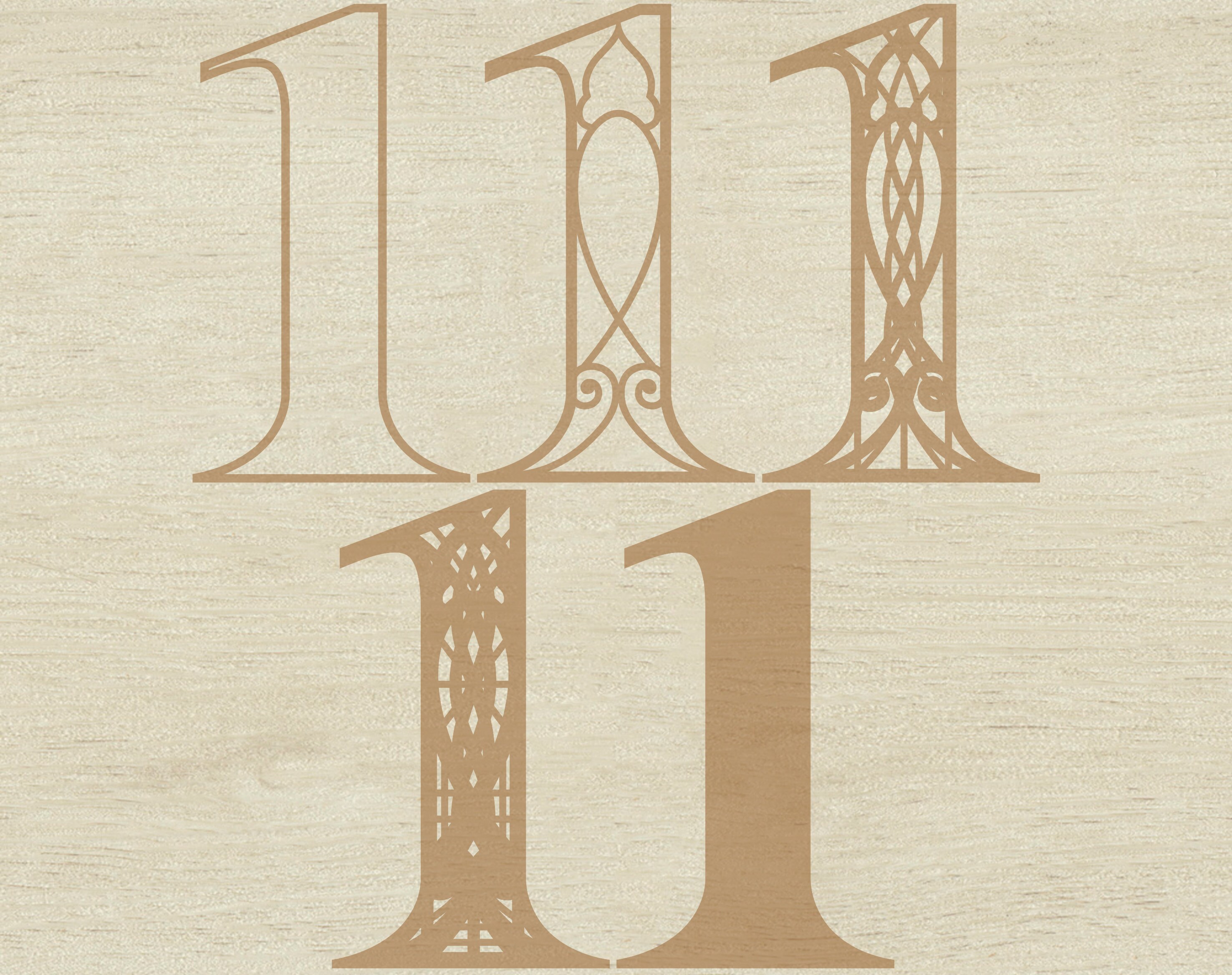 Layered Floral Number 1 3D Mandala SVG DXF Layered Mandala Svg Files ...