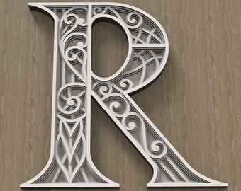 Fancy Letters Svg Monogram Font Svg Fancy Monogram Font - Etsy