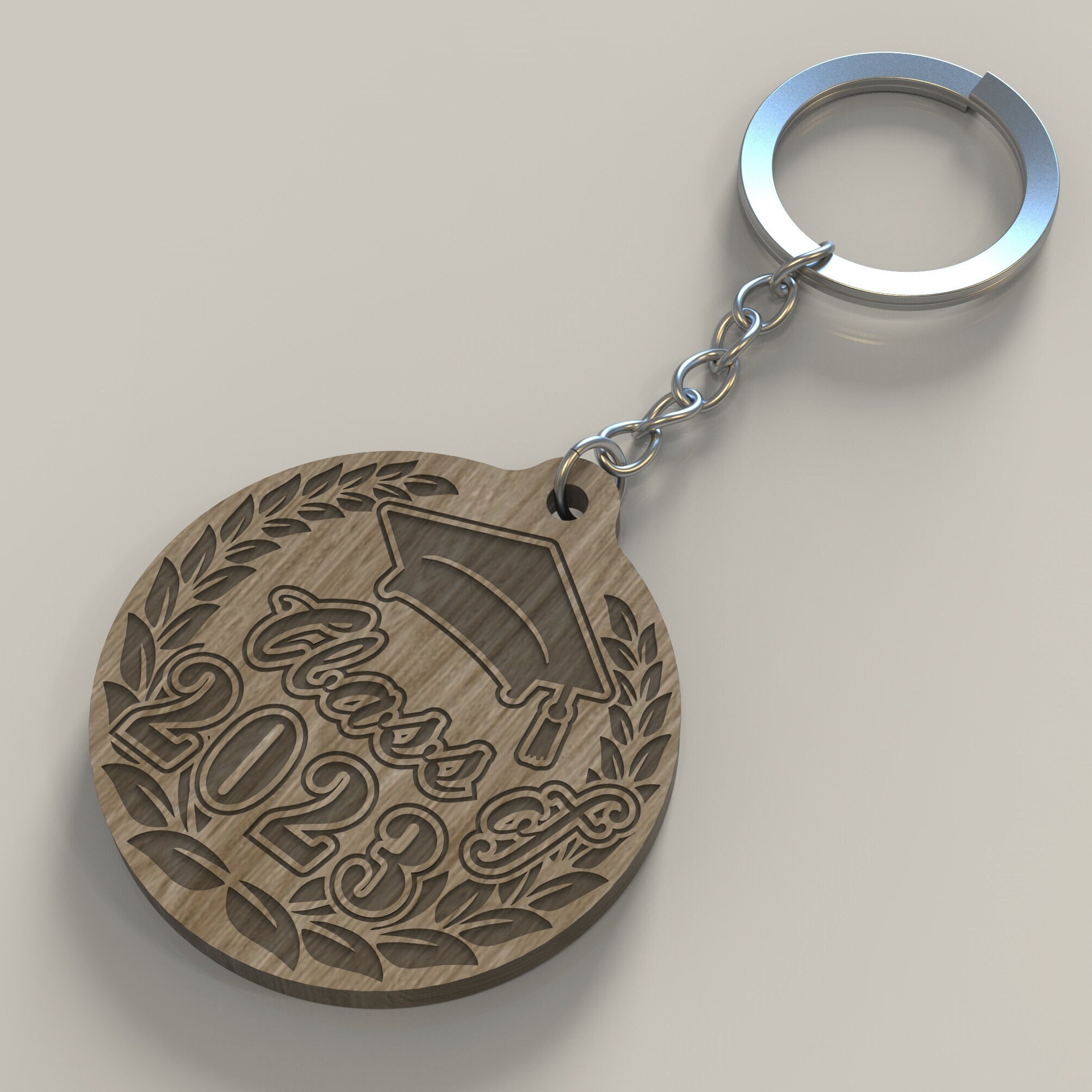 Class of 2023 Keychain Svg. Digital Files for Glowforge and Laser ...