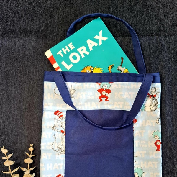 Dr Seuss Library Bag - Etsy